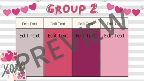 Valentine's Day EDITABLE Slides for Centers, Groups, Rotations | TPT
