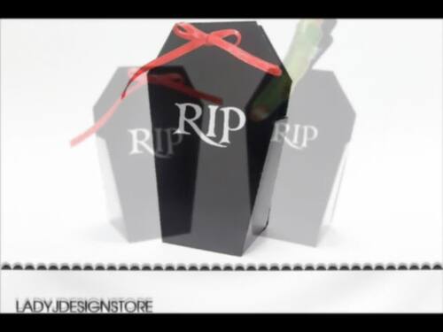 Halloween Coffin Shaped Treat Box by ladyjdesignstore | TPT