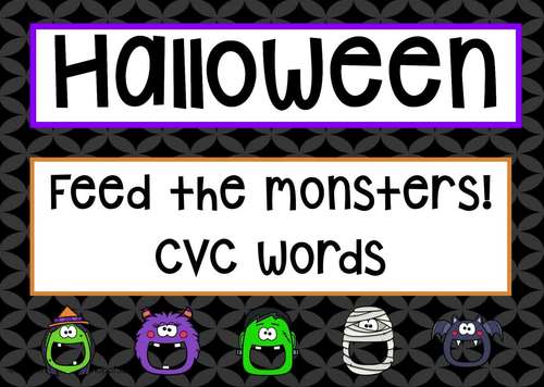 Boom Cards | Halloween | Apraxia | CVC Movement Sequences | TPT