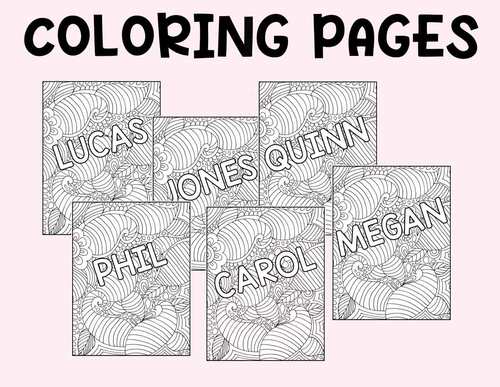 Printable Custom Name Coloring Pages, Coloring Worksheets for Kids
