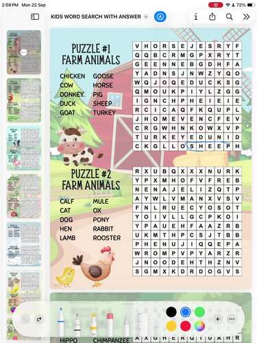 Word Search Puzzle Pack for Kids | 20 Printable & Digital Puzzles with ...