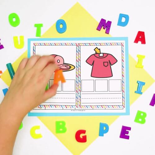 Phonics Spelling Mats Say It Build It Write It Phoneme Segmentation ...