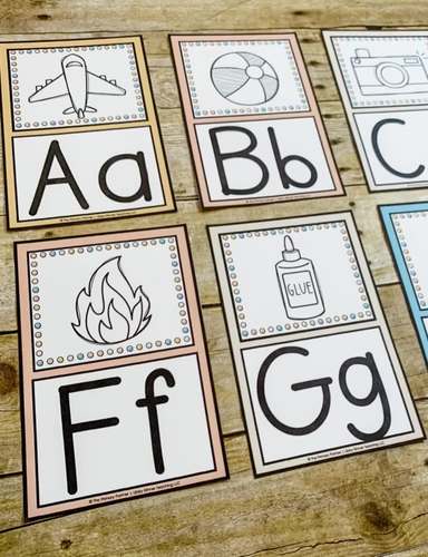 Alphabet Posters | Classroom Decor | COASTAL | TPT