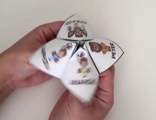 Ananias and Sapphira Bible Cootie Catcher Craft for Sunday School or ...