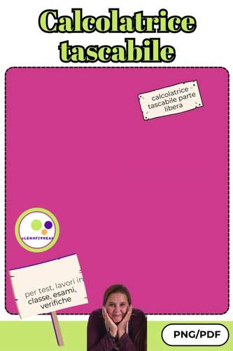 Italian: Mathematics | Parking lot for pocket calculators by Lernfitness