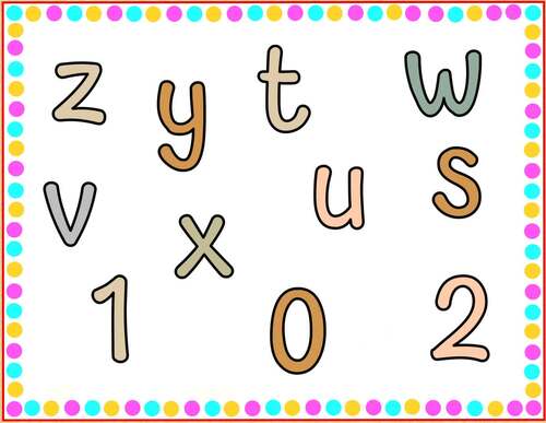 Printable Bulletin Board Large Alphabet Letters Wall Display, Alphabet ...