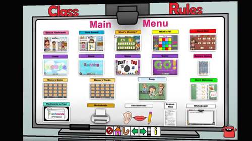 Class Rules NO PREP ESL Lesson + Worksheets, Assessments, Games and More!