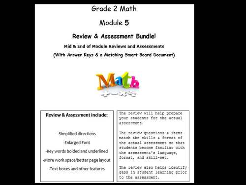 Grade 2, Math Module 5 REVIEW & ASSESSMENT (PDFs, Microsoft Word ...