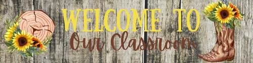 Country Cowboy Boots Google Classroom Banner (Core Subject Edition)