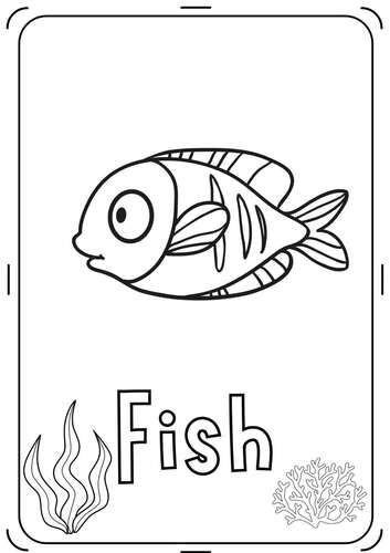 Sea Animals Coloring Book by N P | TPT