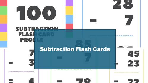 Subtraction Flashcard Lesson Plan | Interactive Math Practice & Games