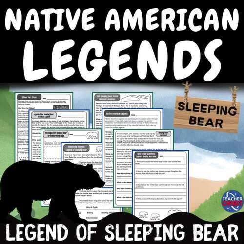 Native American Heritage Month Activity Legend of Sleeping Bear Reading ...