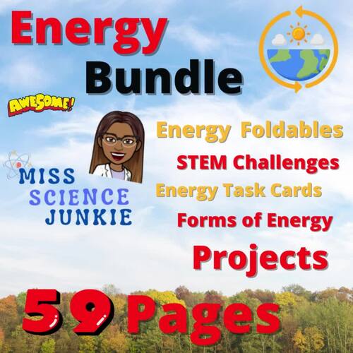 Energy Bundle | Forms of Energy, Energy Transformations and Electric ...