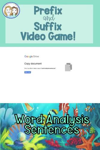 Multisyllabic Word Games - 4th Grade Prefixes Suffixes - Digital Activity