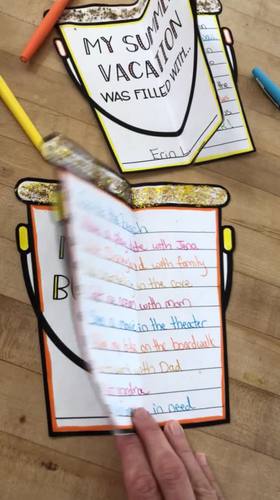 Summer Writing Summer Craft Summer Bucket List by Inspired Elementary