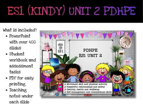 ES1 kinder UNIT 2 NSW PDHPE Movement, Relationships, Identity, physical ...