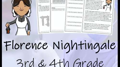 Florence Nightingale Close Reading Comprehension Activity | 3rd & 4th Grade