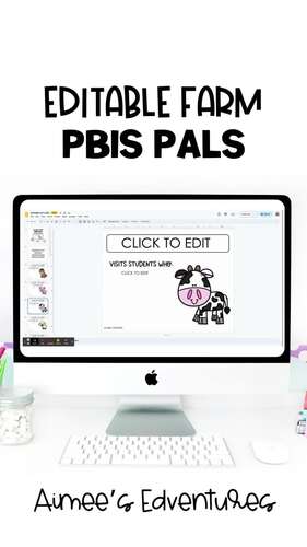 PBIS Pals | Editable Desert Animal Pack | Classroom Decor Behavior ...