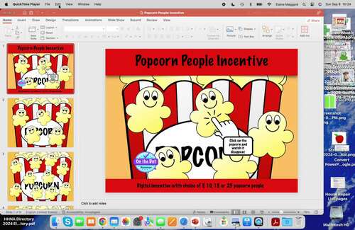 Popcorn People Digital Behavior Incentive for PowerPoint | TPT