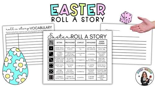 Easter Roll a Story Activity | Creative Narrative Writing Prompts ...