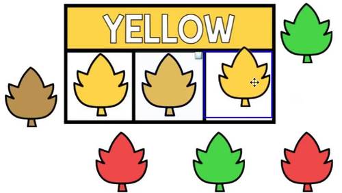 Color Leaf Sorting - SMART Board by LetTheGoodTimesKrol | TPT