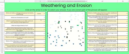 Weathering and Erosion Digital Review Activity for Distance Learning