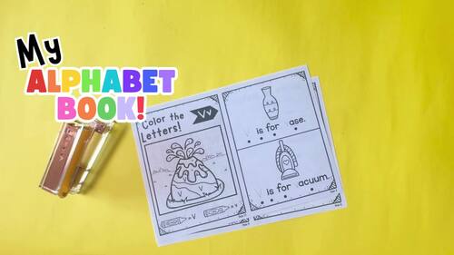 Letter of the Week | Letter V Worksheets | Alphabet Mini Book by Kids ...