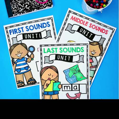 Segmenting CVC Words BUNDLE - Initial - Medial - Final Sounds - Letter ...