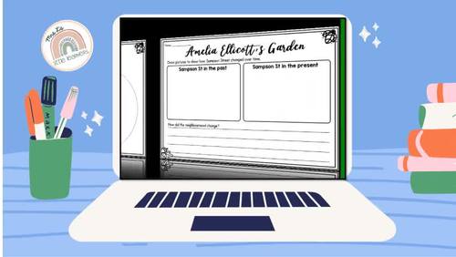 Amelia Ellicott's Garden | Print & Go Worksheets and Activities | TPT