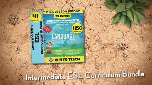 ESL Curriculum and Lesson Plans for Intermediate ELLs - ESL Vocabulary ...