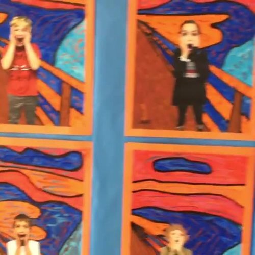 The Scream Painting Lesson Inspired by Edvard Munch by Fuglefun | TpT
