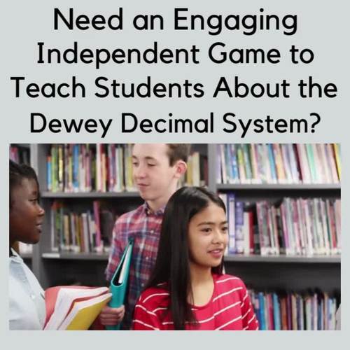 Dewey Decimal System Game by Teaching By The Potomac - Brooke Howell