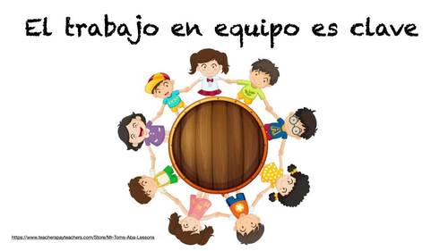 Teamwork is Key Behavior Story in Spanish by Mr Tom's ABA Lessons