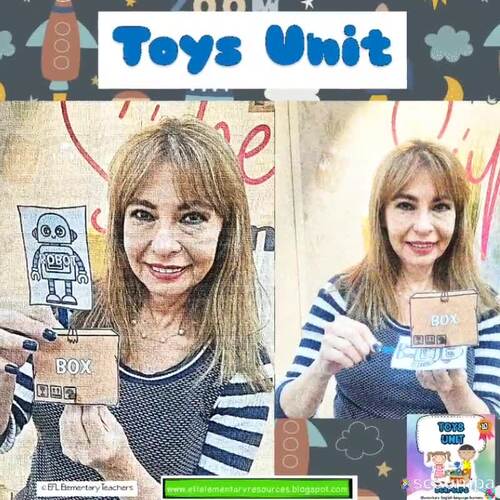 Robots Toys & Prepositions – Flashcards, Small Cards, Worksheets ...