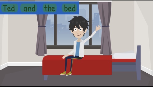 Ted and the Bed by BLOOM English Learning | TPT