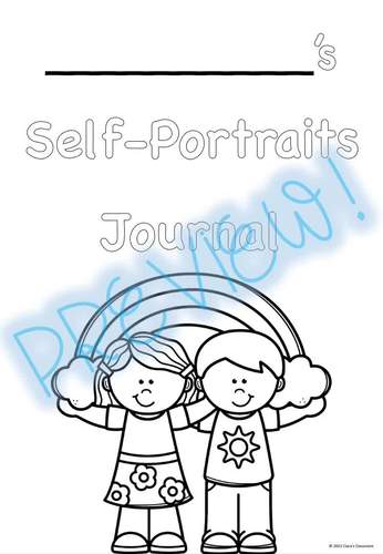 Monthly Self Portraits Journal by Ciara's Classroom | TPT