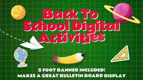 BACK TO SCHOOL DIGITAL LANGUAGE ARTS ACTIVITIES by K's Digital Store