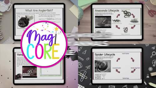 Creepy Animals Research Webquest Bundle & Report Writing Bonus - 2nd ...