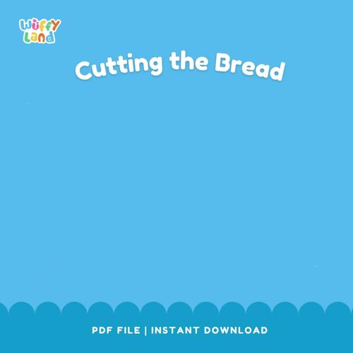 Cutting the Bread | Scissors Activities for Kids and Kindergarten Printable