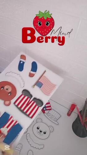 Uncle Sam Bear Craft |4th of july | Memorial Day | Patriotic Art Project