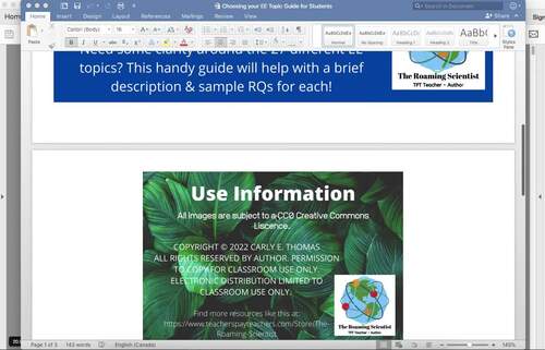 IBDP Extended Essay Subject Guide for Teachers & Students | TPT