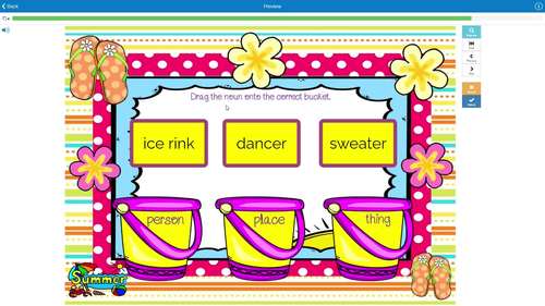 Summer ELA Review Second Grade Bundle Week 3 Boom Cards by The British ...