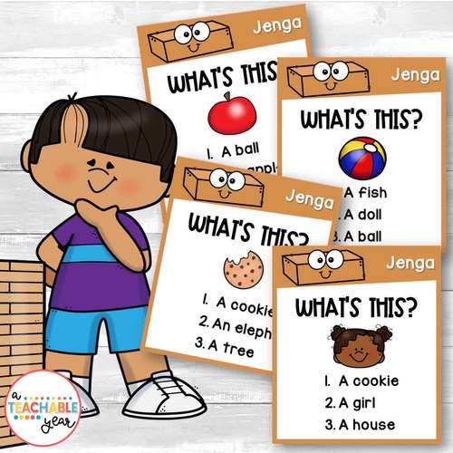 Jenga Game The Letters of the Alphabet | Great for ESL and Primary Students