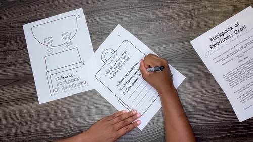 Backpack Of Readiness Craft | Back To School Social & Emotional ...