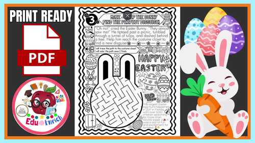 Disguise The Easter Bunny | Creative Problem-Solving Activities Worksheet