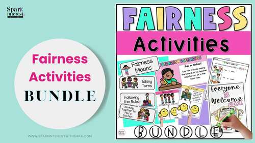 Fairness Activities |BUNDLE by Spark Interest with Sara | TPT