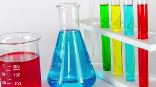 Science Lab Activity Editable Daily Agenda Slides by Beakers and Ink