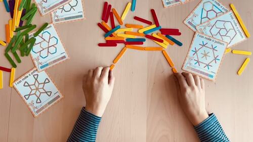 Popsicle Stick Patterns Activities by RikiTikiArt | TPT