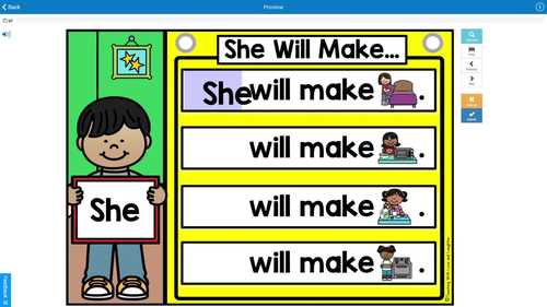 Primer Sight Word Sentences Set 1 Boom Cards™ Distance Learning | TpT