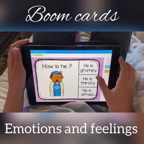 BOOM Cards : Emotions and Feelings Activity - Distance Learning by Chez ...